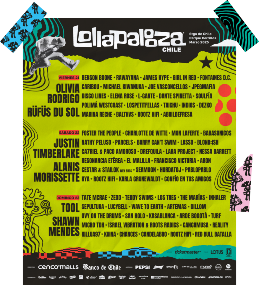 Lollapalooza Chile 2025: Fechas, artistas y todo lo que debes saber ...